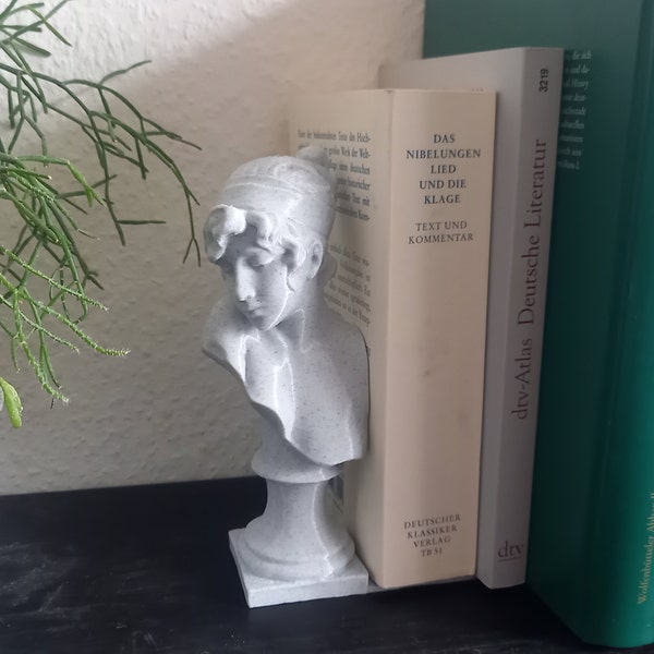 Bookend Greek Statue Sculpture Decoration Figure, Elegant Bookcase ...