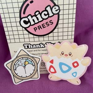 Togepi Sticker Video Game Stickers Laptop Stickers Aesthetic - Etsy