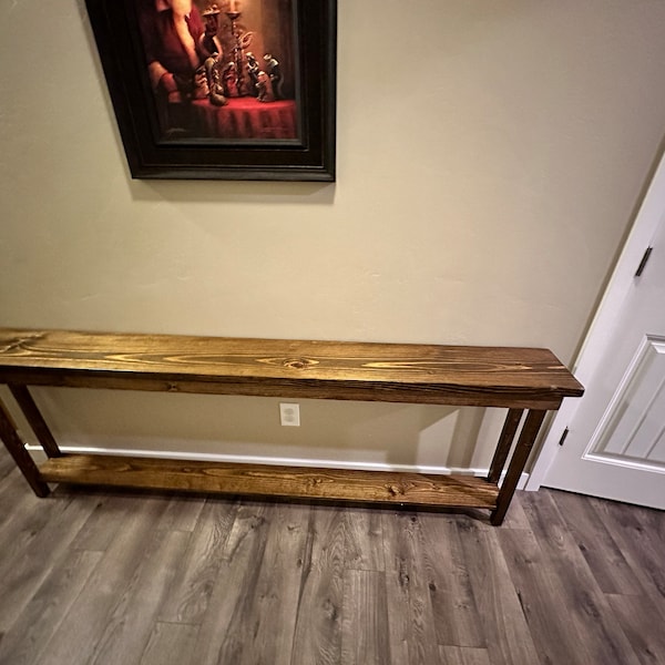 Custom Build for You: 84x14x30 Inch Rustic Console Table Sofa Table ...
