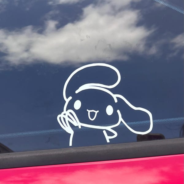 Mifffy Bunny Tramp Stamp Decal Cute Car Sticker Cute Bumper Sticker ...