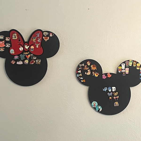 Minnie Mouse Cork Board With Engraved Detailing. Minnie Mouse Pin ...