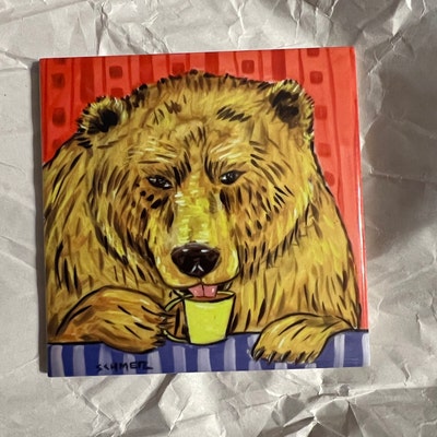 Beagle Singer Songwriter Dog Art Print Stretched Canvas or Paper Print ...