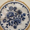PDF Embroidery Kit Digital PDF Pattern Indigo Leaves Hand Embroidery ...