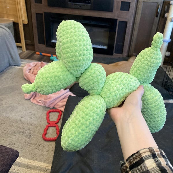 Balloon Animal Dog Crochet PATTERN ONLY Instant DOWNLOAD! Puppy ...
