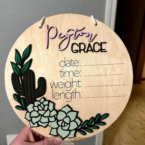 Boho Floral Wood Sign, Modern Wall Decor, Feminine Wall Art, Modern ...