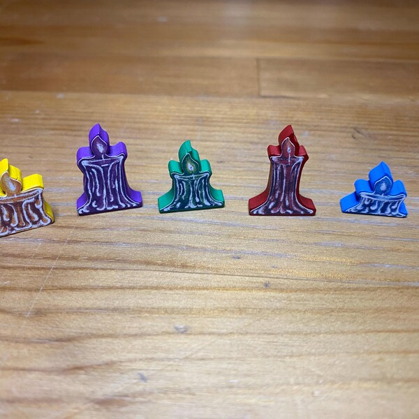 OATH - Matte Vinyl Meeple Stickers/decals Upgrade Kit - Unofficial ...