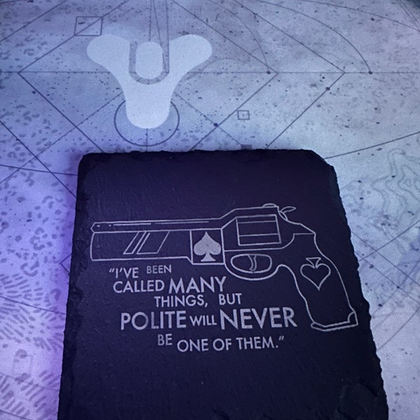 Destiny Slate Coasters - Etsy