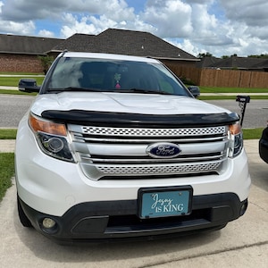 Wildflower License Plate, Minimal Floral License Plate, Boho License ...