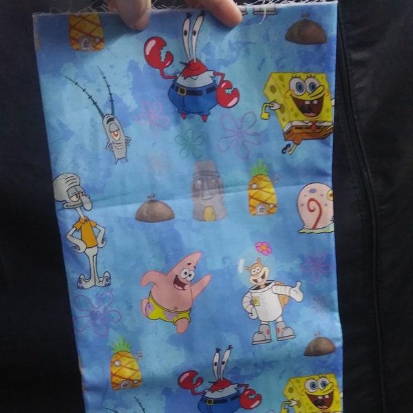 Spongebob Squarepants Fabric Spongebob Patrick Cartoon Anime Cotton ...