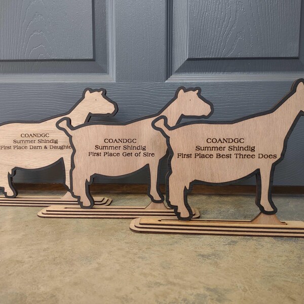 Customizable Pig Hog Stall Tag or Name Plate Label for Fairs and ...