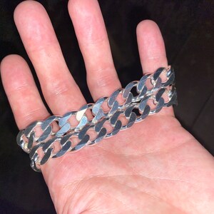 5mm 925 Solid Miami Cuban Sterling Silver Box Lock Chain Real - Etsy