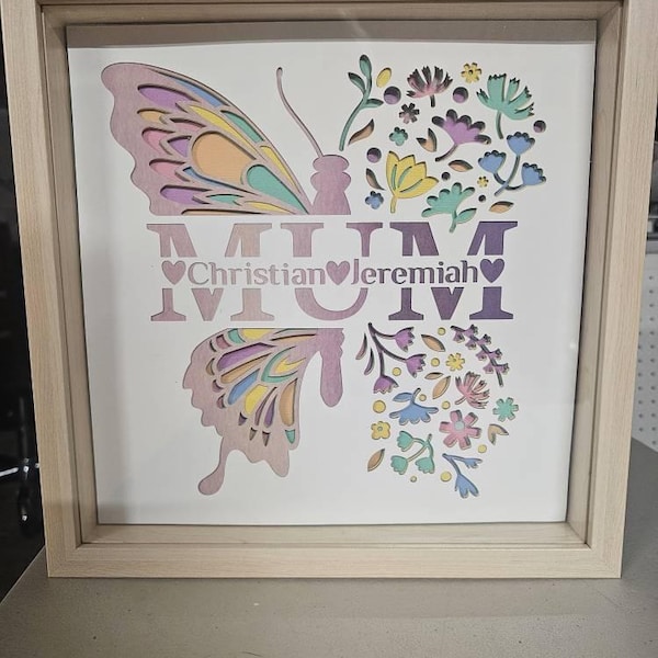 3D Baby Born Shadow Box Svg Bundle for Kids, Baby Birth Shadow Box ...