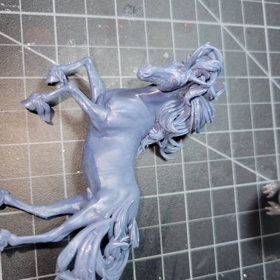 Unicorn Unpainted Miniature - Etsy