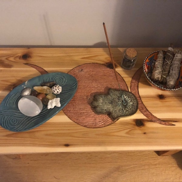 Triple Moon Goddess Altar Table - Etsy