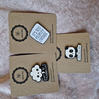 Positive Words 2 Enamel Pin Badge - Etsy