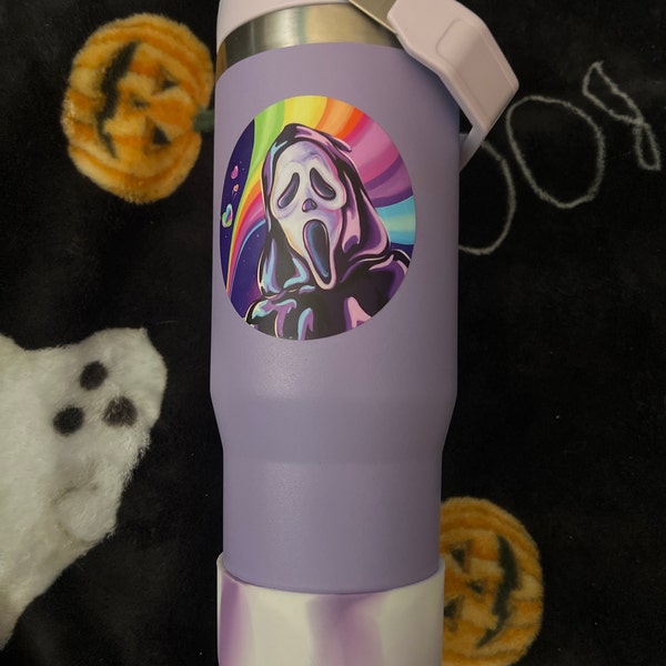 Ghostface Scarebear Sticker, Vinyl Sticker, 90s Stickers, Scream ...