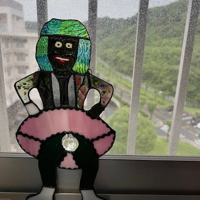 The Subtle Old Gregg Stained Glass Sun Catcher - Etsy