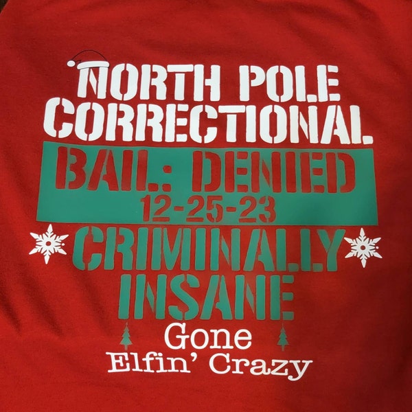 Christmas Family Svg Bundle, North Pole Correctional, Funny Family ...