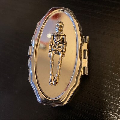 Skeleton Pill Box Goth Witchy - Etsy