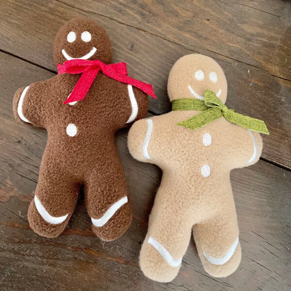 In the Hoop Gingerbread Softies Set Machine Embroidery Design Files ...