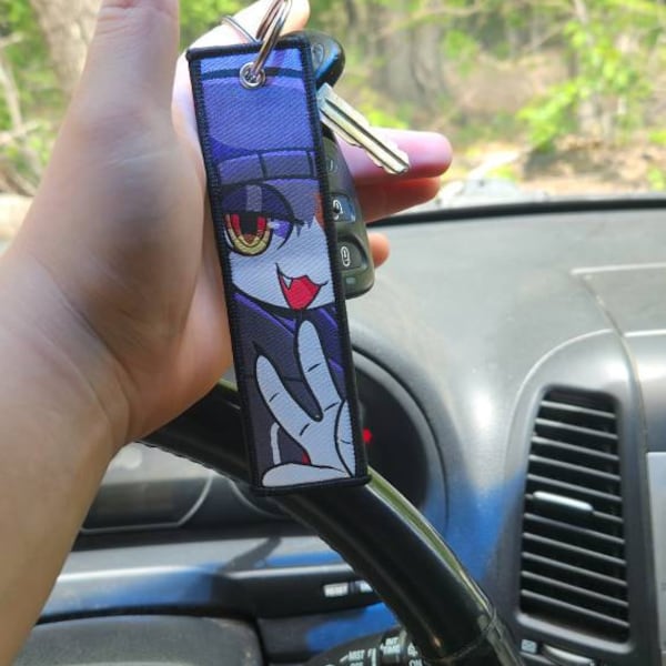 Embroidered Jet Tag Keychains | 1" X 4" - Etsy