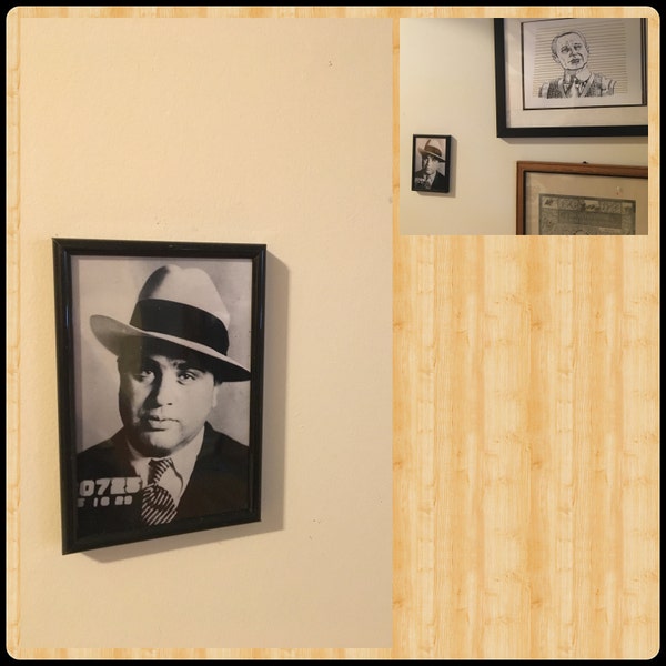 Al Capone Mugshot 1927 Photo Chicago Mafia Photograph Man Cave Mobster ...