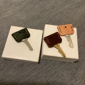 Leather Key Cap, Leather Key Toppers, Leather Key Cover, Leather Key ...