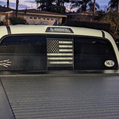 Topography Style Passenger Grab Bar Accent Decal Kit for Jeep Wrangler ...