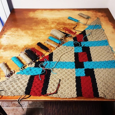 Disappearing Blocks C2C Crochet Pattern Corner to Corner PDF - Etsy