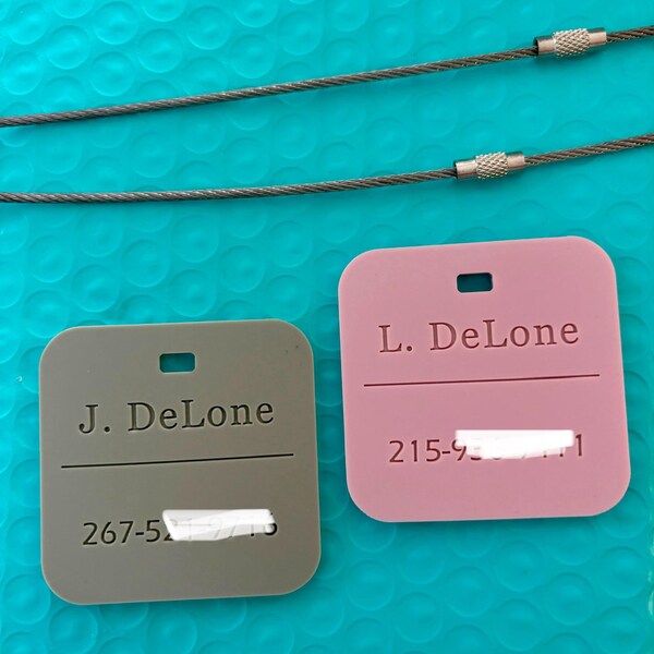 Daisy Backpack Tags Personalized, Luggage Tag, Bag Tags, Name Tag for ...