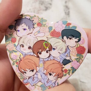 OHSHC Ouran High School Host Club Chibi Heart Holographic | Etsy