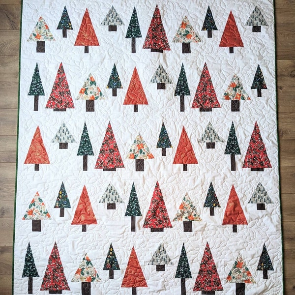 Holiday Hills Quilt Pattern - Digital Pattern - Etsy