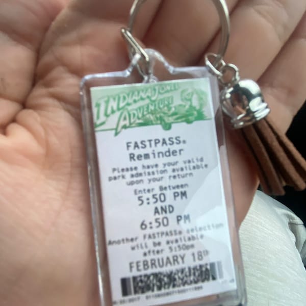 The Phantom of the Opera Broadway Musical Ticket Keychain - Etsy