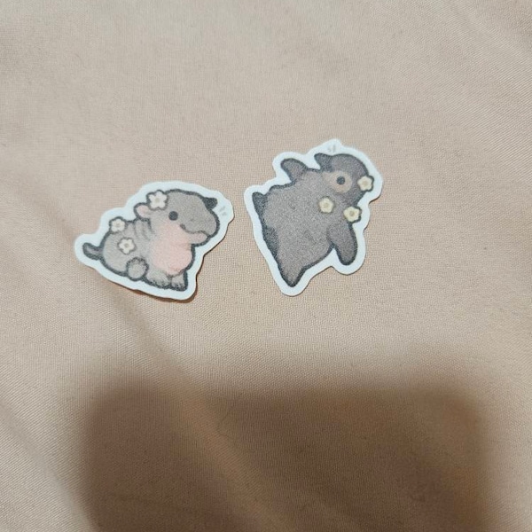 Series 2: Tiny Party Animals Sticker Set of 11 / Mini Animal Stickers ...