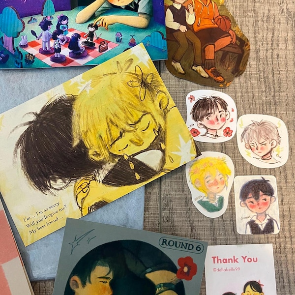 My Best Friend... (basil OMORI Print) - Etsy