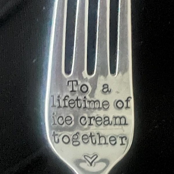 May You Always Have One More Spoon, Spoonie, Vintage Hand Stamped ...