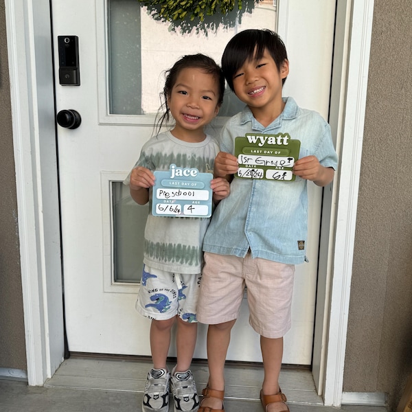 Acrylic First Day of School Sign|personalized School Sign|back to ...