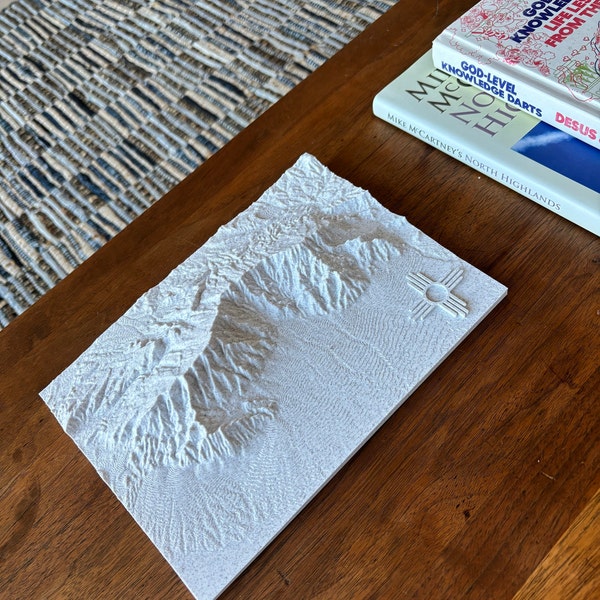 Custom 3D Topographic Map – Personalized Framed Mountain or Trail Art ...