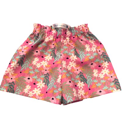 Paper Bag Shorts Pattern, Girl's Short Sewing Pattern, Kids Shorts ...