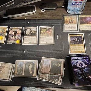 MTG Playmat With Zones, TCG Playmat, Card Playmat, MTG Gifts, Neoprene ...