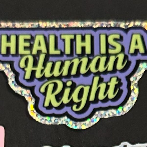 Public Health Over Corporate Wealth Sticker, Activism Stickers, Gift ...
