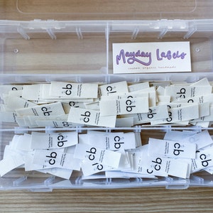 Fold Over Labels Custom Clothing Labels for Handmade Items | Etsy