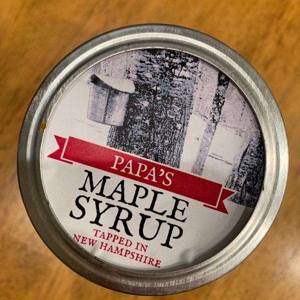 Custom Tree Tapping Maple Syrup Labels, Custom Round Canning Jar Labels ...