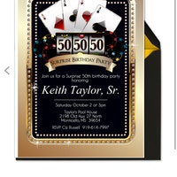 Studio 54 Adult Birthday Party Disco Dance Party Invitation, 1970s ...