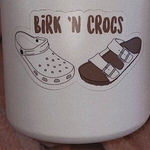 Beware of Crocs Sticker - Etsy