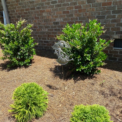 GARDEN PLANT STAKE, Garden Art, Metal Plant Stick, Metal Garden Decor ...