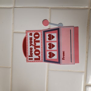 Money Gift Jackpot Printable Slot Machine Cash Holder for Him or Her ...