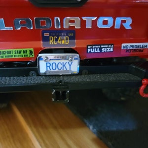 CUSTOM License Plate for Model Car to Scale Beautifully Detailed Made ...