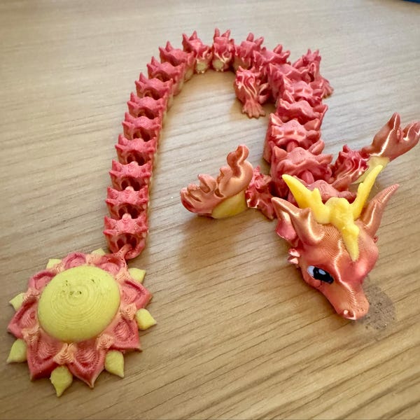 Easter Bristlecone Dragon by Teal Cat Creative - Articulated Dragons ...