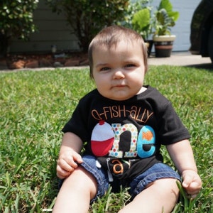 O Fish Ally One Fishing First First Birthday Boy Fishing - Etsy